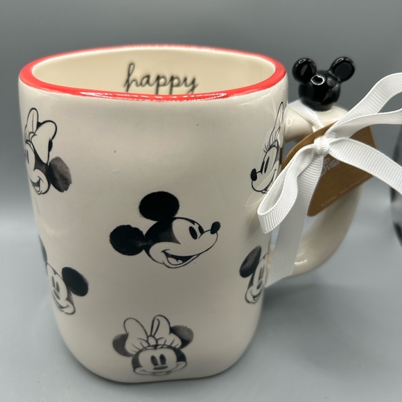 Rae Dunn | Dining | Rae Dunn Disney Retro Mickey Minnie Mouse Happy Mug ...